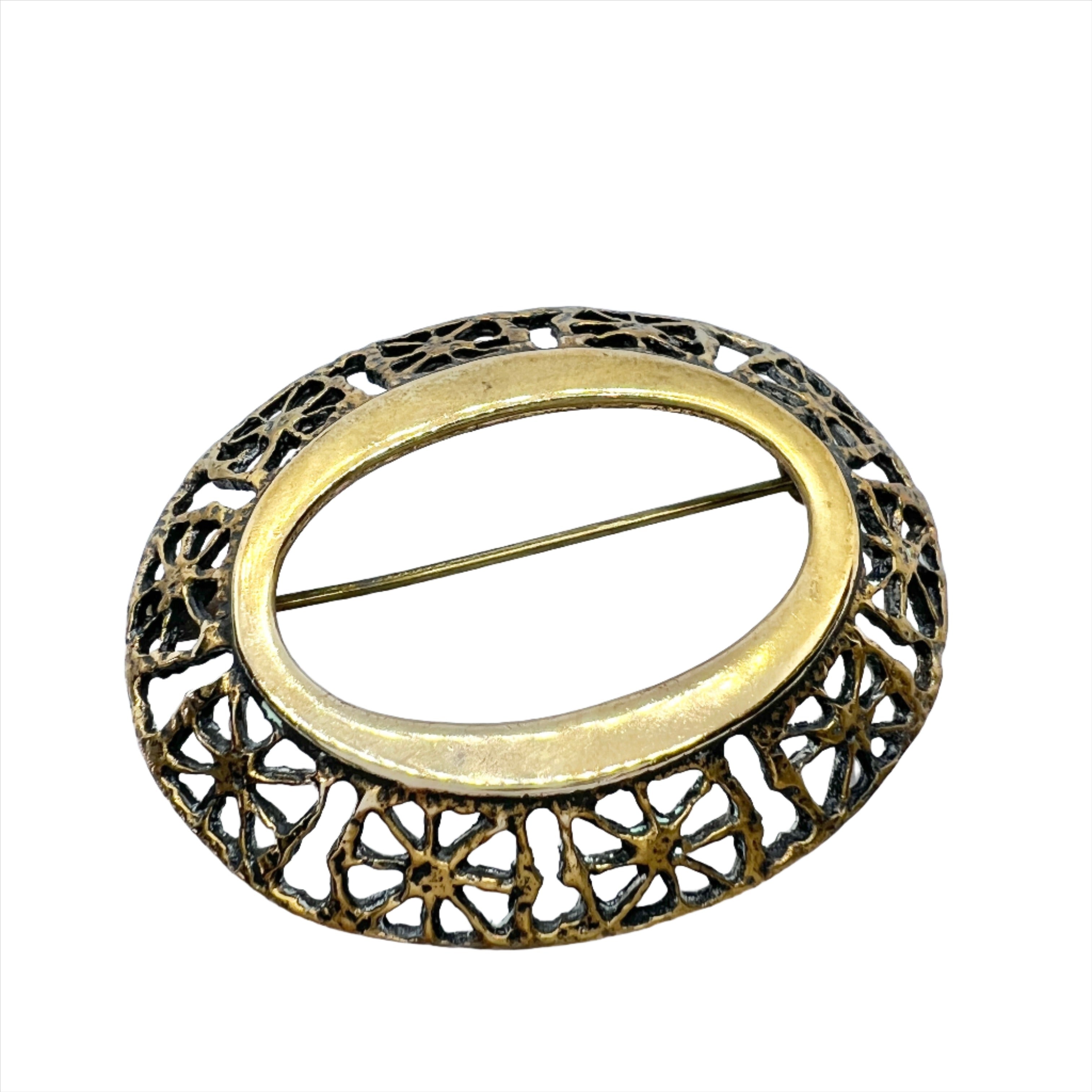 Pentti Sarpaneva Finland 1960-70s, Vintage Bronze Brooch. Signed. – T ...