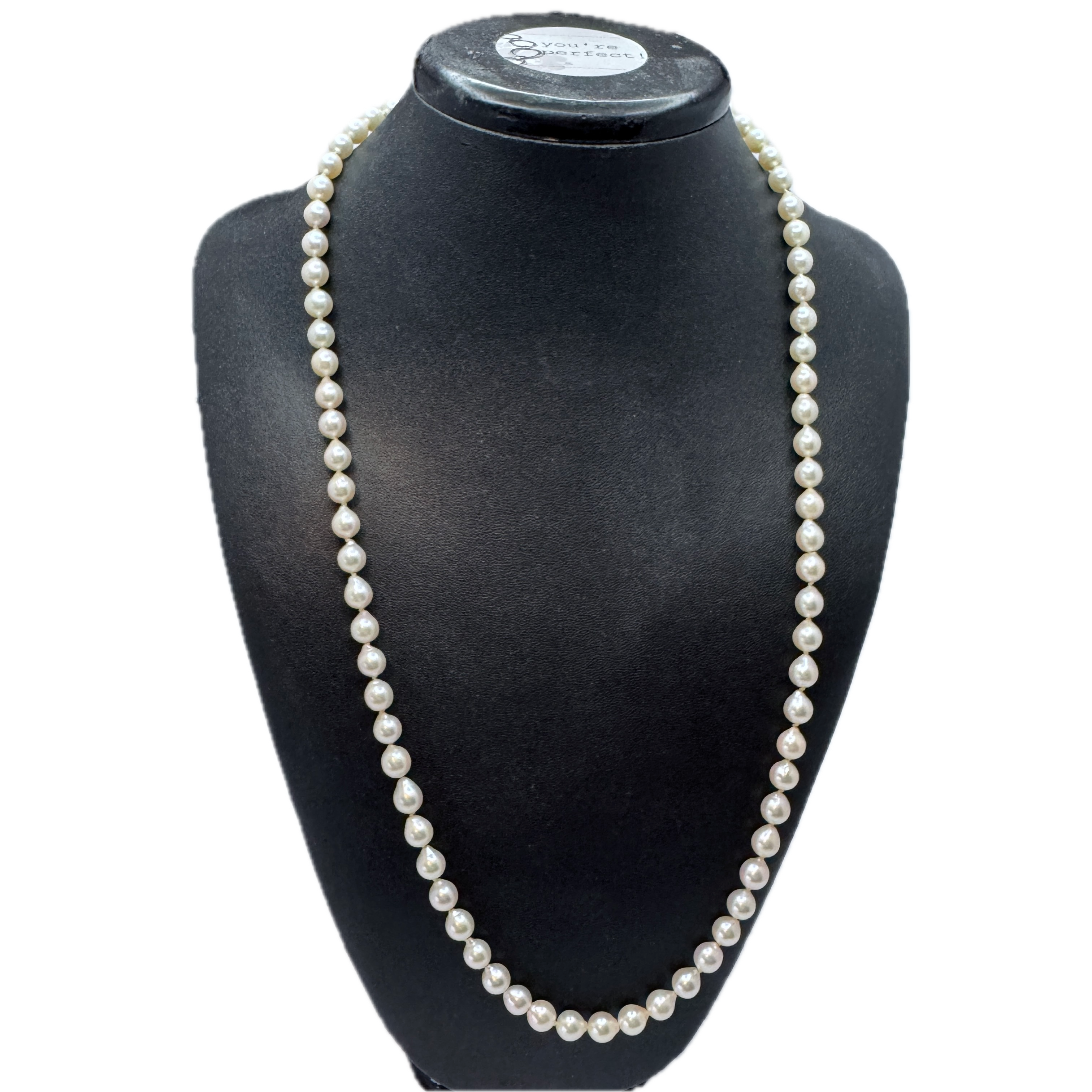 JKa Köhle, Germany. Vintage Pearl Sterling Clasp Necklace – T Niklasson ...