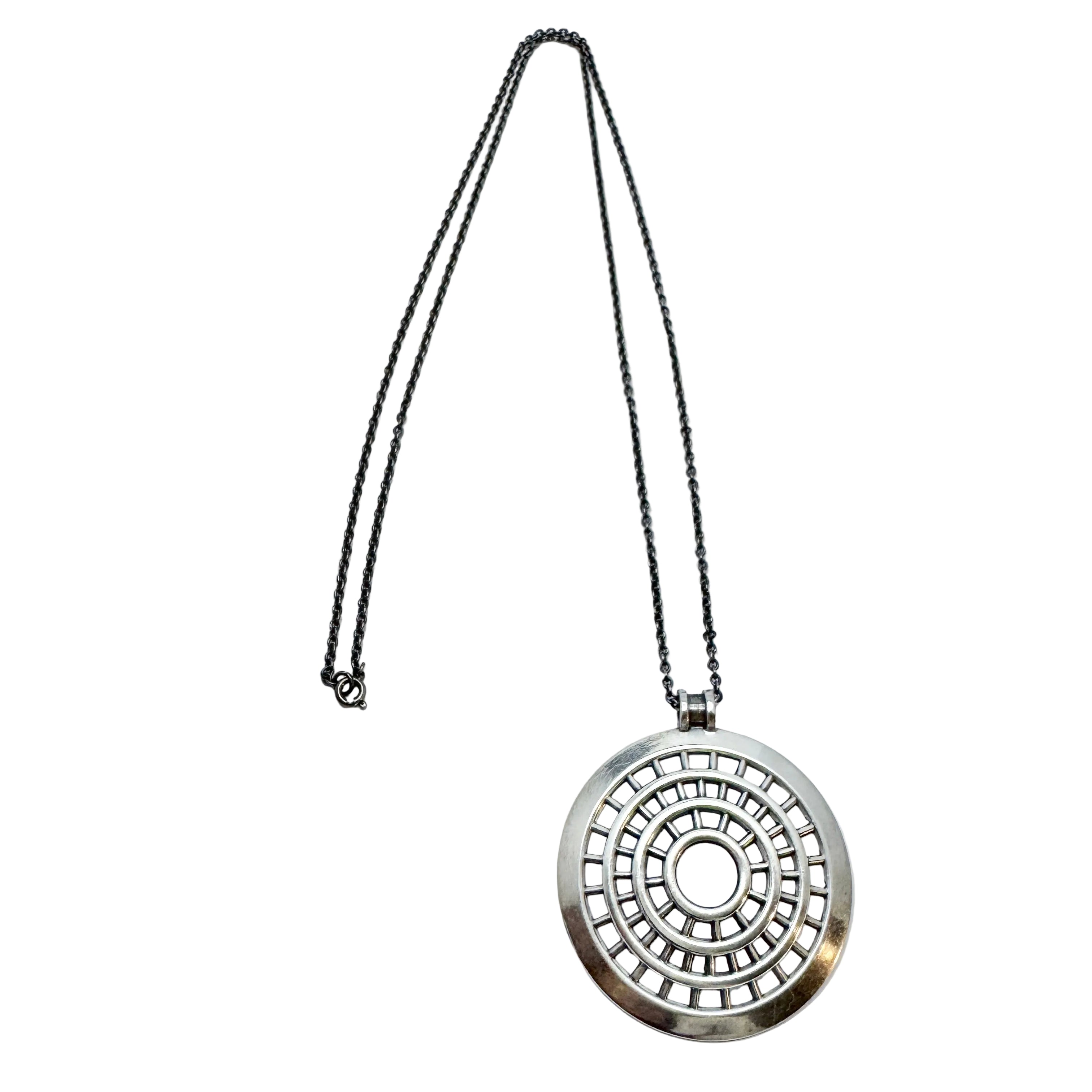 Kalevala Koru, Finland 1967. Vintage Solid Silver Pendant Necklace. – T ...