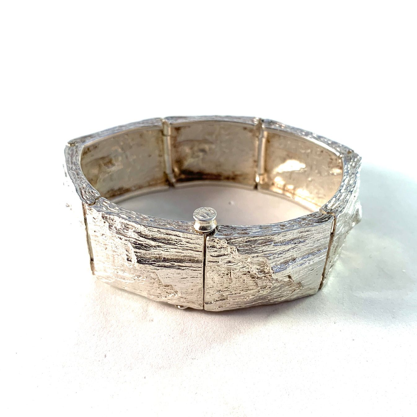 Knud V Andersen for Anton Michelsen Denmark 1970s Modernist Sterling S ...