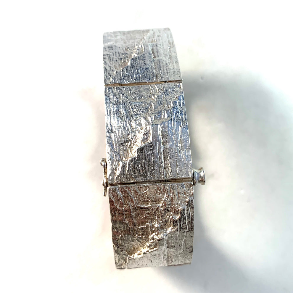 Knud V Andersen for Anton Michelsen Denmark 1970s Modernist Sterling S ...