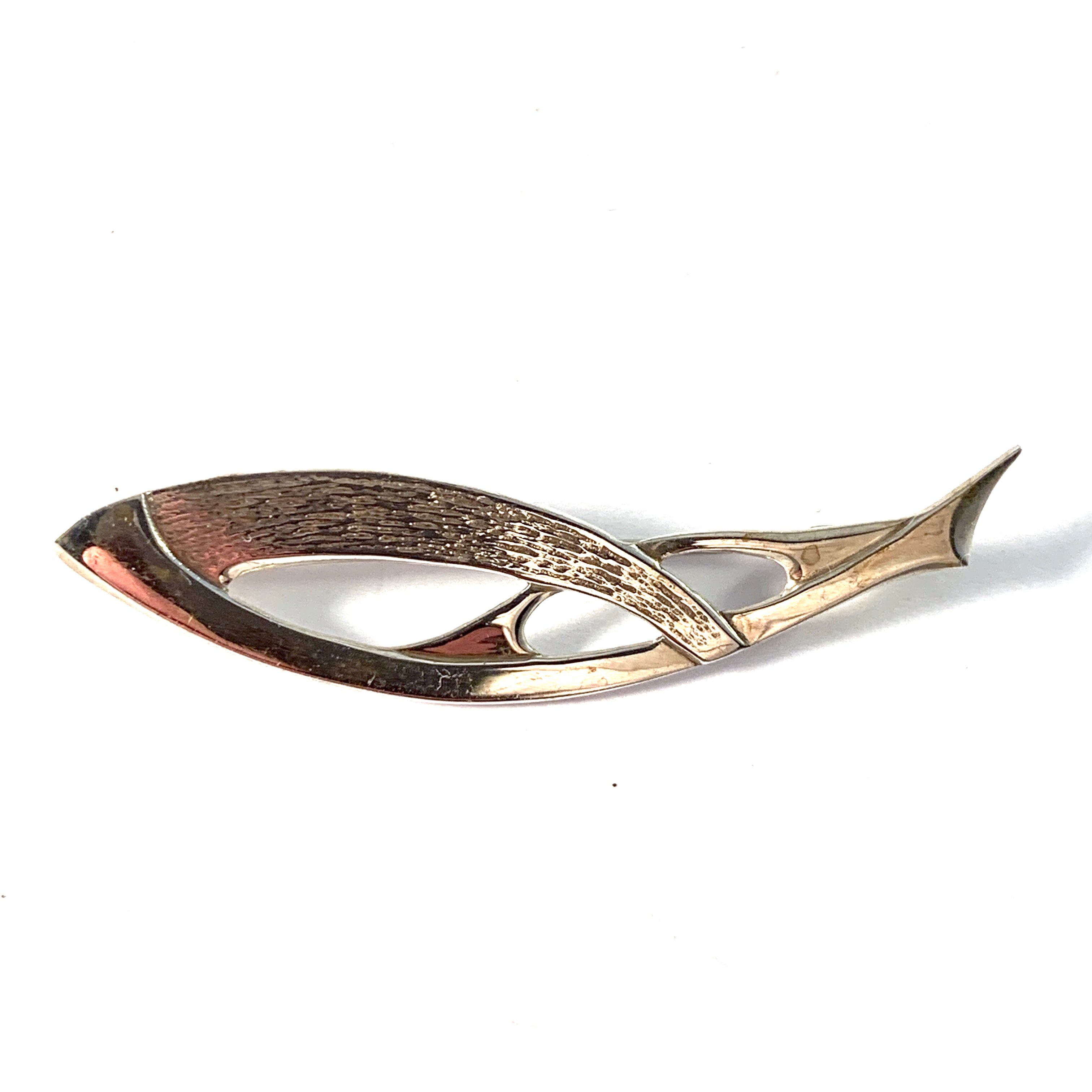 Germany early 1900s. Antique Jugendstil Solid 830 Silver Brooch. – T ...
