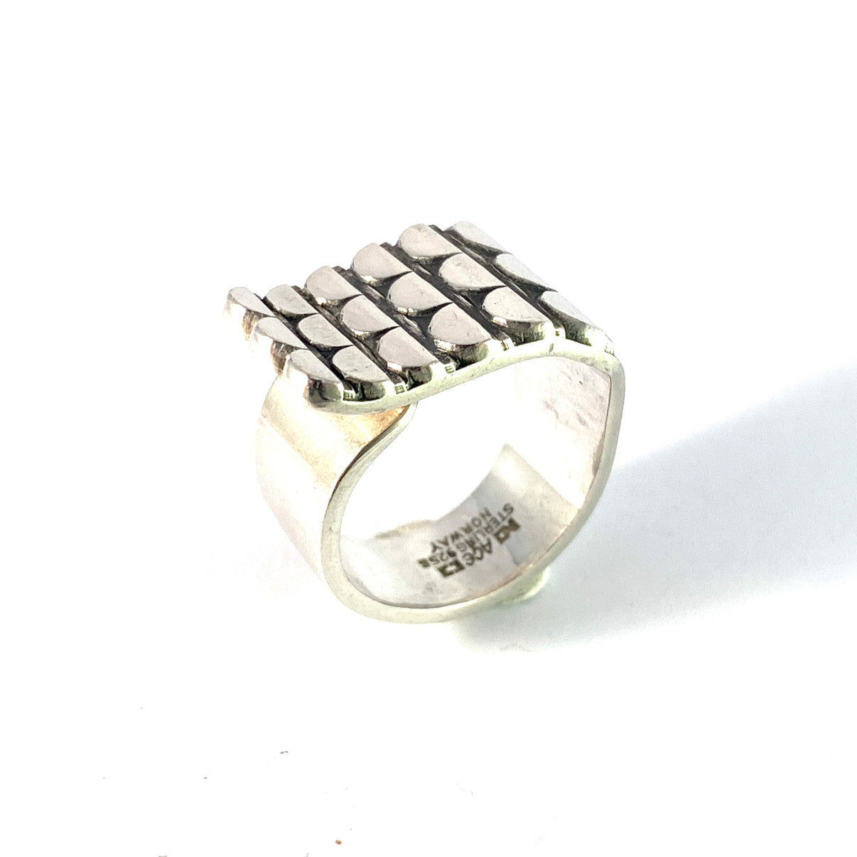 Anna Greta Eker, for PLUS Workshop Norway 1960s Sterling Silver Ring. – T Niklasson Gallery