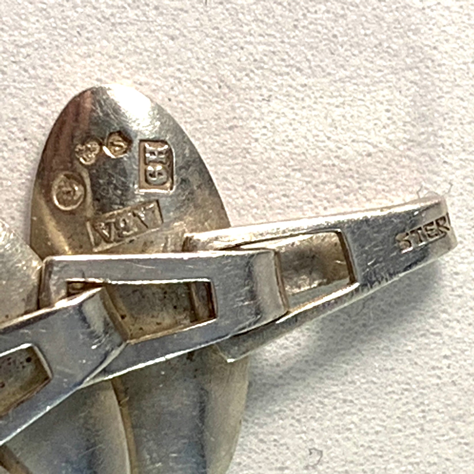 Atelier Borgila, Sweden 1958 Vintage Mid Century Modern Sterling Silve ...